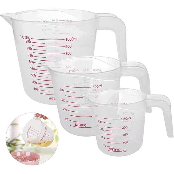 Measuring Jug Set 3Pcs – Bakehome